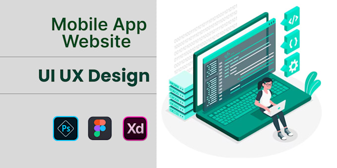 Design mobile app ui ux website, design landing page by Hamza51864 | Fiverr