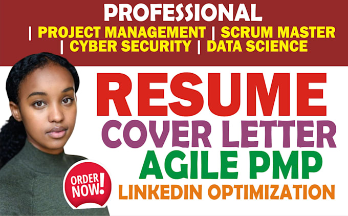 Do project management resume, cyber security, scrum master, agile cover letter by ...