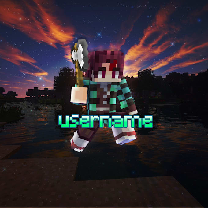 Make an amazing minecraft profile picture for you by Nitroven | Fiverr