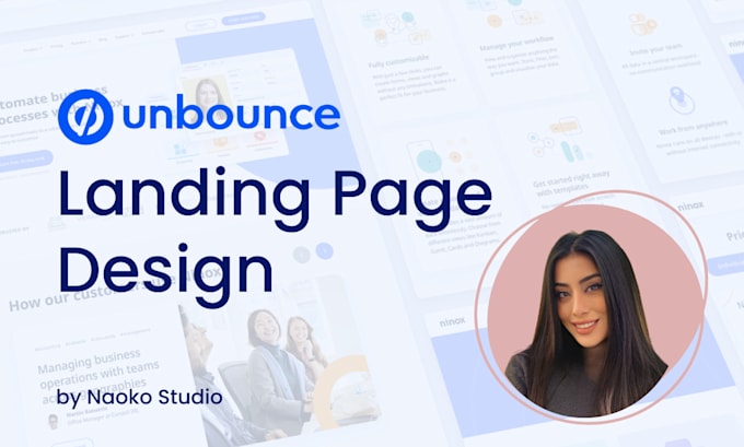 Design a high converting unbounce landing page by Naokostudio | Fiverr