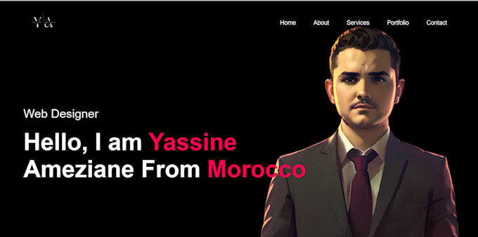 Build you a personal portfolio or a business website by Ameziane_codes | Fiverr