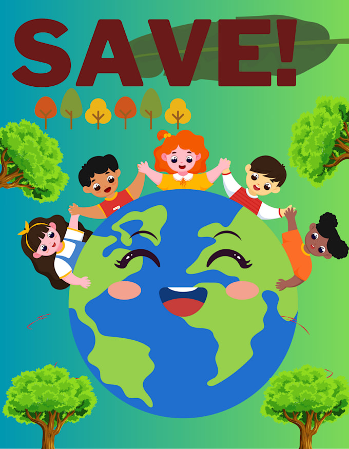 Do design earth lifeline join the save movement by Monusharma989 | Fiverr