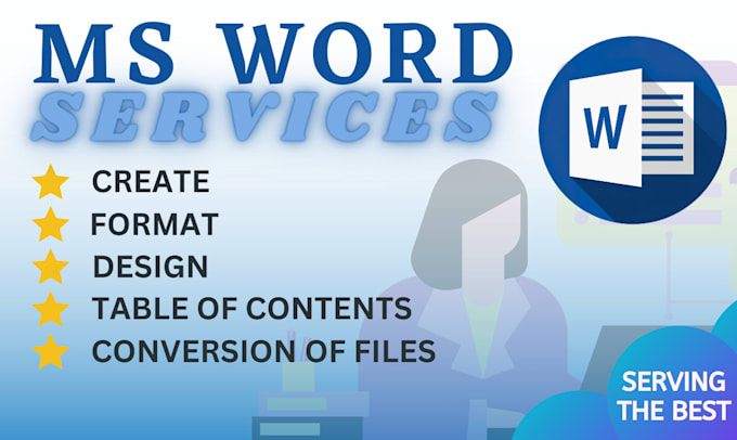 Create, edit, format, design microsoft word documents by Wasmingul | Fiverr