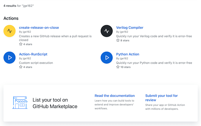 Create a github action for you by Jge162 | Fiverr