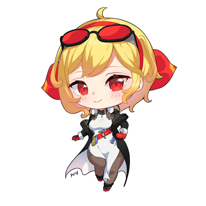 Draw your character in chibi anime style by Arsydayo | Fiverr