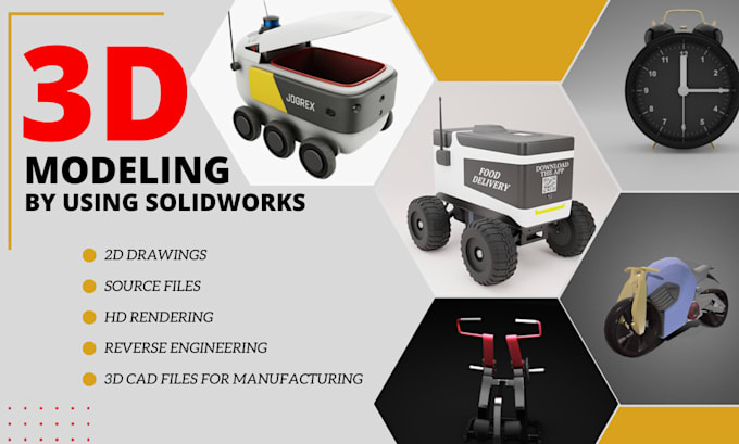 Design 3d models with solidworks by Mech_mesh | Fiverr