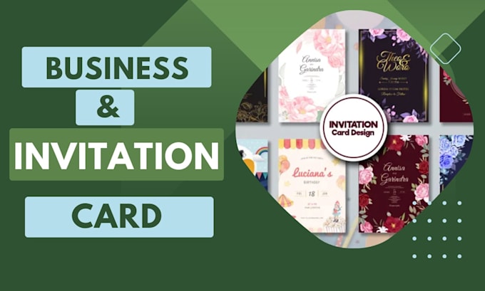 Design professional invitation cards for your all special events by ...