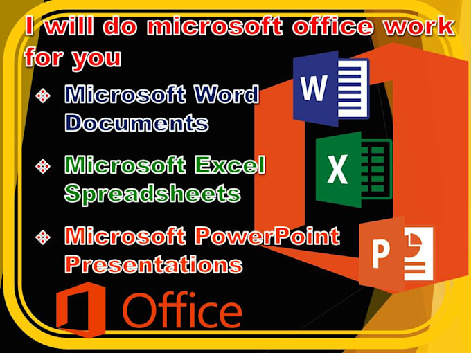 Do microsoft office work for you by Najanthan | Fiverr