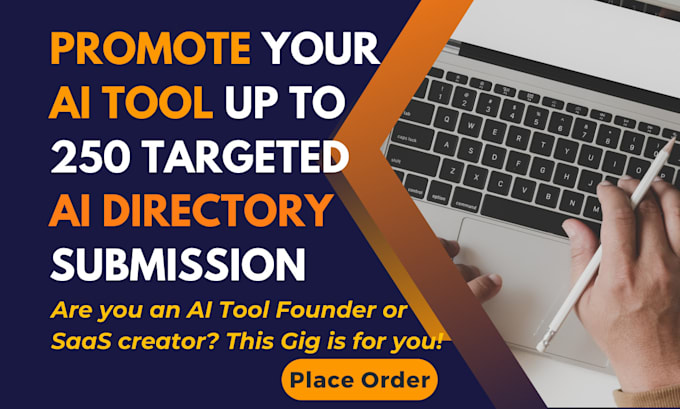 Submit your ai app and ai website tool to 300 ai directories by Aibusinesstool | Fiverr