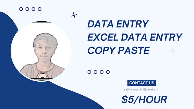 Do data entry, excel data entry, copy paste by Sabitahmed786 | Fiverr
