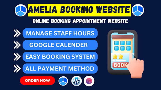 Install amelia booking plugin and create appointment booking website ...