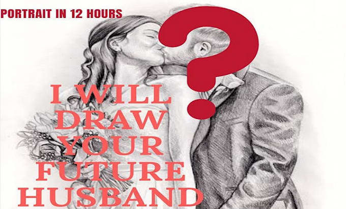 Draw your future husband, wife, soulmate, girlfriend, boyfriend by Irumole_osha | Fiverr