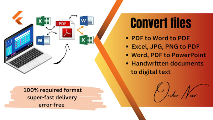 Do document conversion for you by Ayeshaahad21 | Fiverr