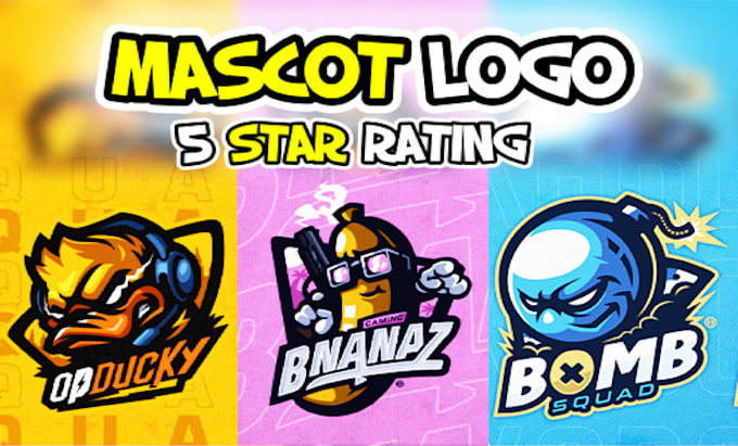 Design a unique esports mascot gaming and business logo by Waseemkz191 ...