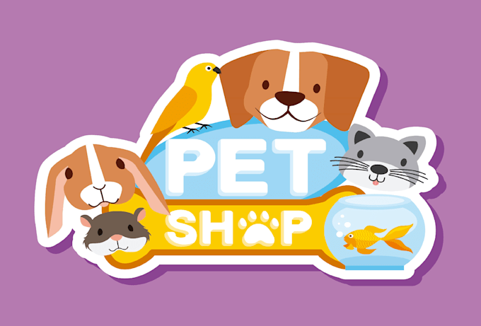 Design excellent creativity pet shop logo by Claudine_haley | Fiverr