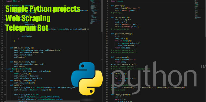 Develop a python script web scraping or telegram bot by Oscarka___ | Fiverr Develop a python script web scraping or telegram bot by Oscarka___ | Fiverr