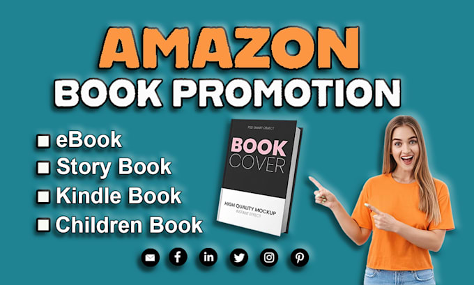 Provide amazon book promotion and ebook marketing service by Expert ...