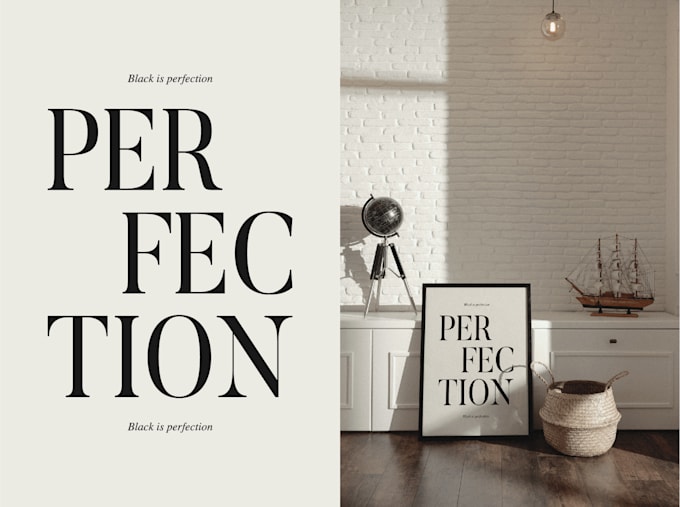 Design minimalist typography quotes poster by Sweven_graphic | Fiverr