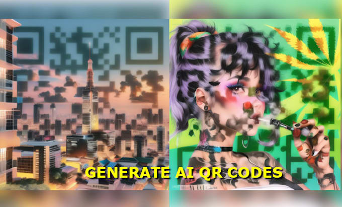 Create an ai art qr code for you by Nocamera | Fiverr