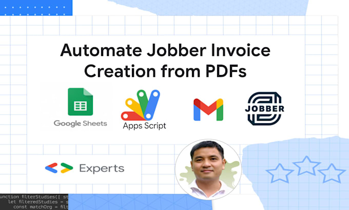 Automate jobber invoice creation from pdfs using gpt gemini by Votuduc0211 | Fiverr