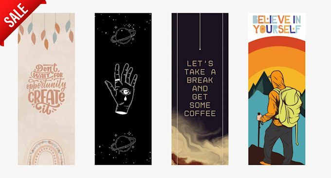 Make creative and print ready bookmark designs for you by Nicole ...