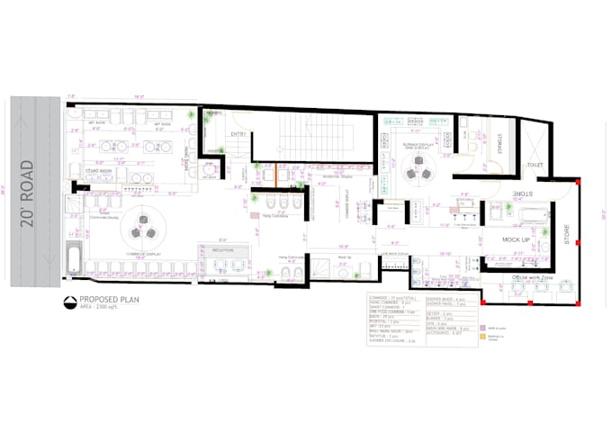 Design your showroom spaces by Tayeba_tonny | Fiverr