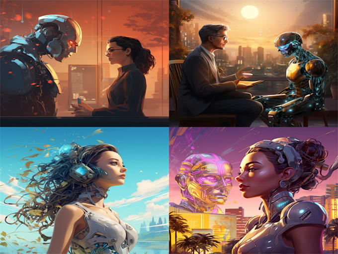 Do unique stunning 3d ai art character design, digital art using mid journey by Mokonnakim943 ...