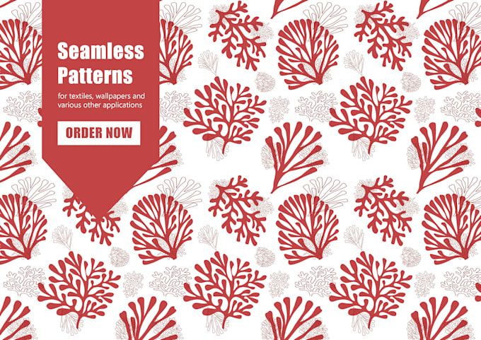 Design seamless textile patterns for you by Shilpakirtaniya | Fiverr