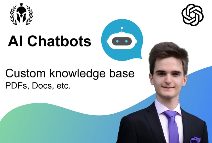 Create an gpt chatbot using your custom knowledge base by Mdatsev | Fiverr Create an gpt chatbot using your custom knowledge base by Mdatsev | Fiverr