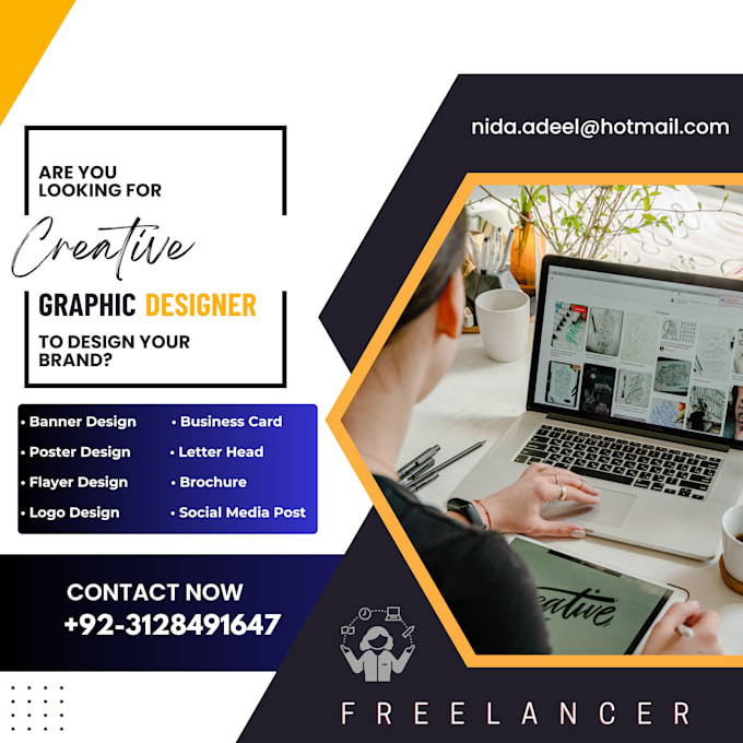 Create eye catching designs for your business by Nidaadeel84 | Fiverr