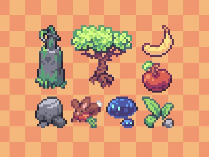 Create custom pixel art sprites for you by Transientcode | Fiverr