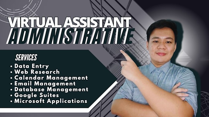 Become your administrative virtual assistant by Erickson1023 | Fiverr