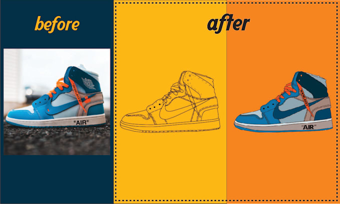 Draw line art illustration and vector tracing by Lakhwinde | Fiverr