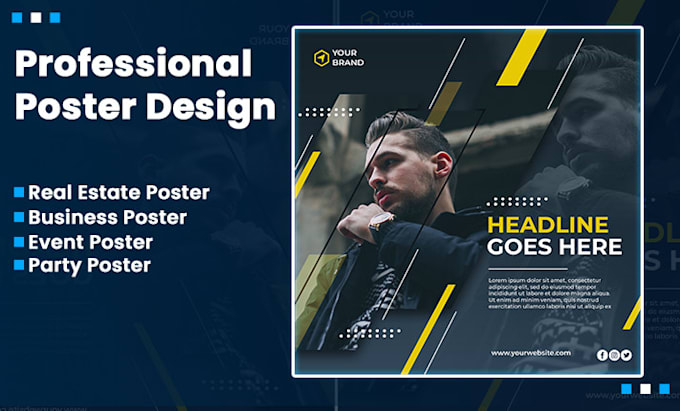 Design professional poster or flyer for your business by Mazhar_hafeez ...