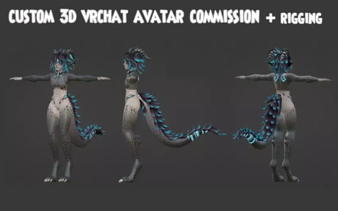Create custom 3d vrchat avatar commission by Trusted_vtarss | Fiverr