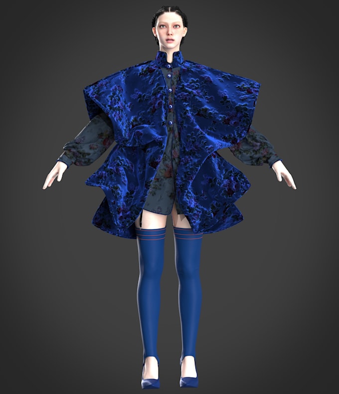 Create 3d fashion design, 3d garment, 3d fashion animation by ...