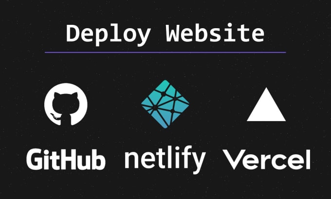 Deploy, host your website on vercel, netlify or github pages by ... Deploy, host your website on vercel, netlify or github pages by ...