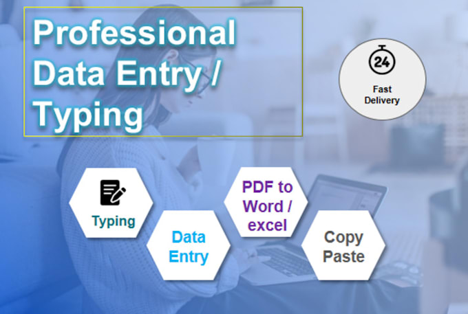Do data entry, typing, excel, copy paste by Vasudev_gadhiya | Fiverr