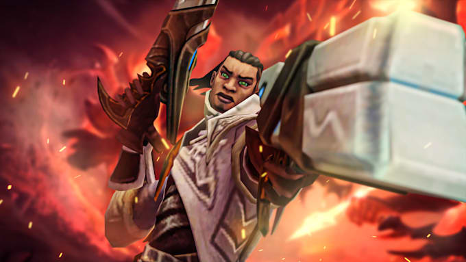 Design 3d league of legends thumbnail by Err0r_i | Fiverr