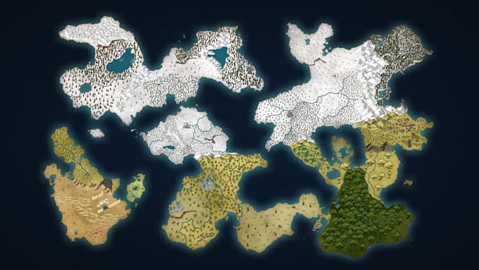 Make a highly detailed fantasy map by Fntsy_capital | Fiverr