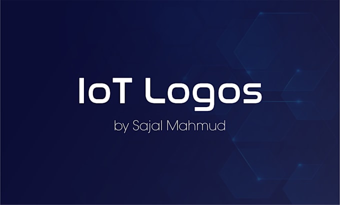 Design the logo and app icon for your iot or internet of things ...