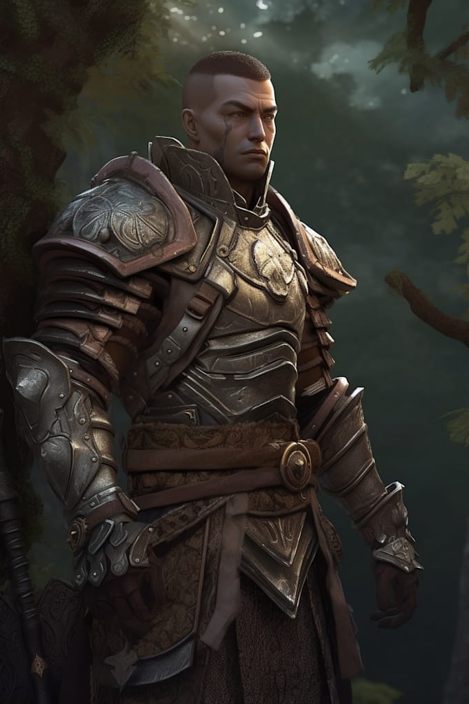 Draw your dnd character art and original character design by Harden_raw ...