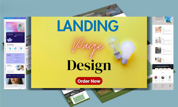 Create eye catching landing page design using canva by Sikandar772 | Fiverr