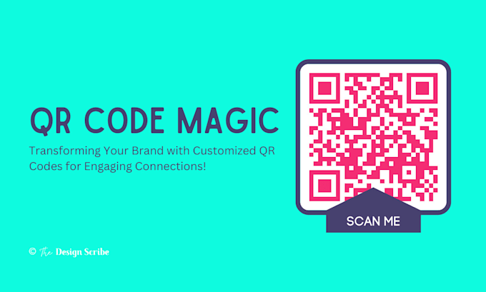 Create a custom qr code by Thedesignscribe | Fiverr