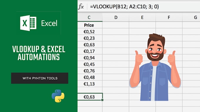 Develop excel macros, python tools for excel automations by Pierre42000 | Fiverr