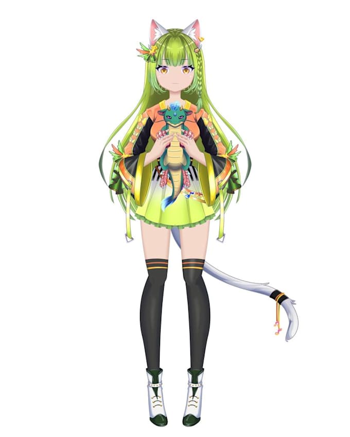 Design 3d vtuber model or 3d vtuber avatar for streaming by ...