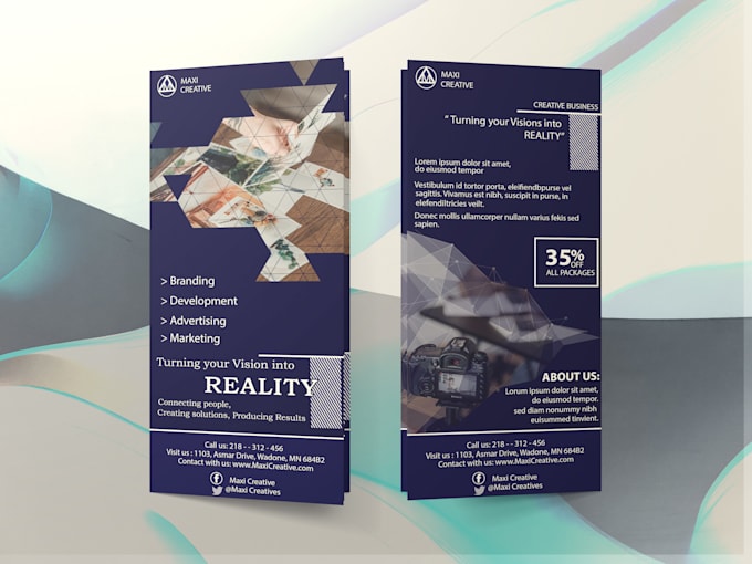 Design professional rack cards and flyers for your business by ...