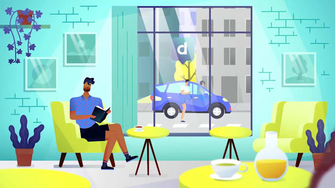 Create 2d animated explainer video or 2d animated app explainer video ...