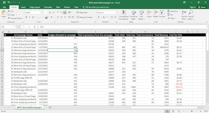 Do data cleaning using ms excel by Hammadulhass716 | Fiverr