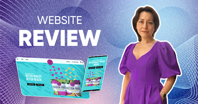 Perform a website review and give you helpful feedback by Elena_dev ...